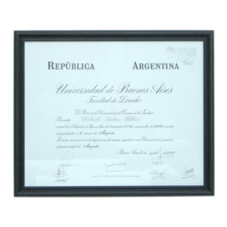 Marcos y Cuadros Taller de enmarcado , Enmarcados de diplomas UBA
