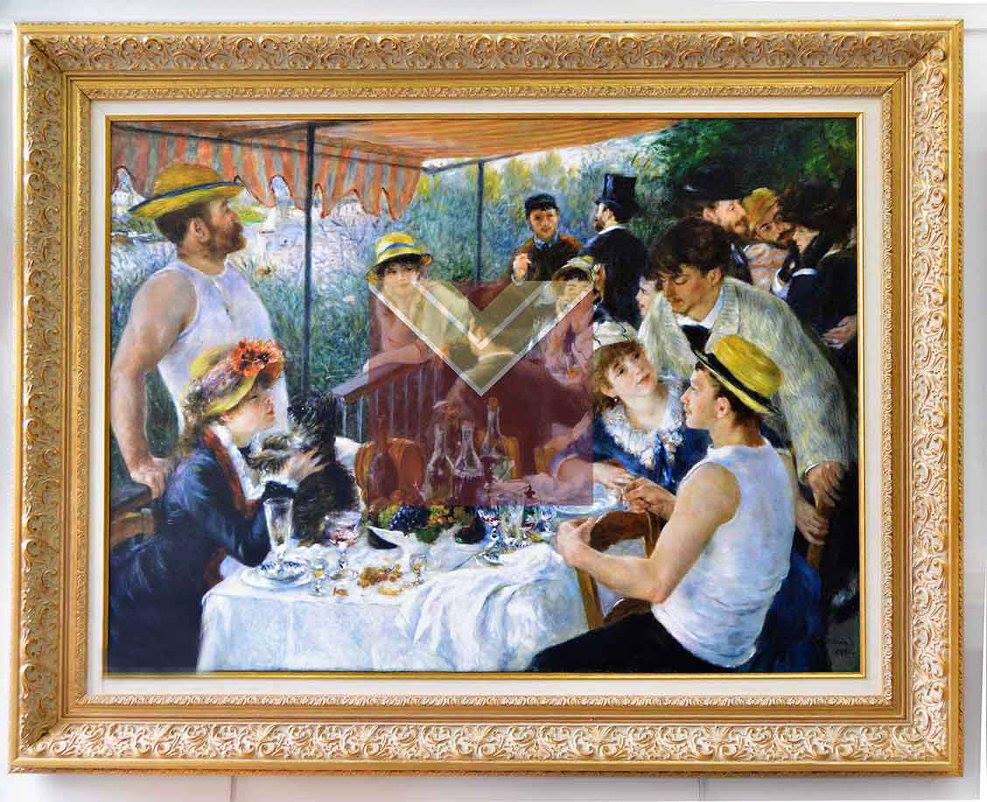 Enmarcado De Cuadros Cuadros Impresionismo Cuadro El Almuerzo De Los